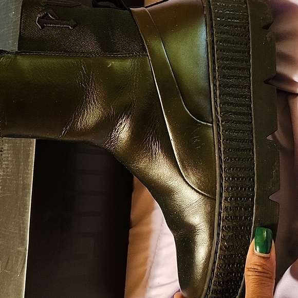 Savage X Fenty | Shoes | Black Fenty Puma Leather Boot | Poshmark